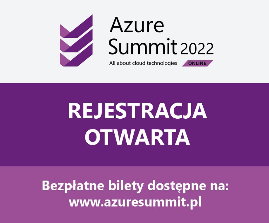 Konferencja Azure Summit 2022 (online) | Politechnika Gdańska
