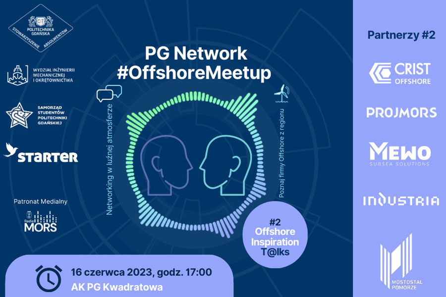 PG Network #TECHMeetup - „Offshore Wind” | Politechnika Gdańska
