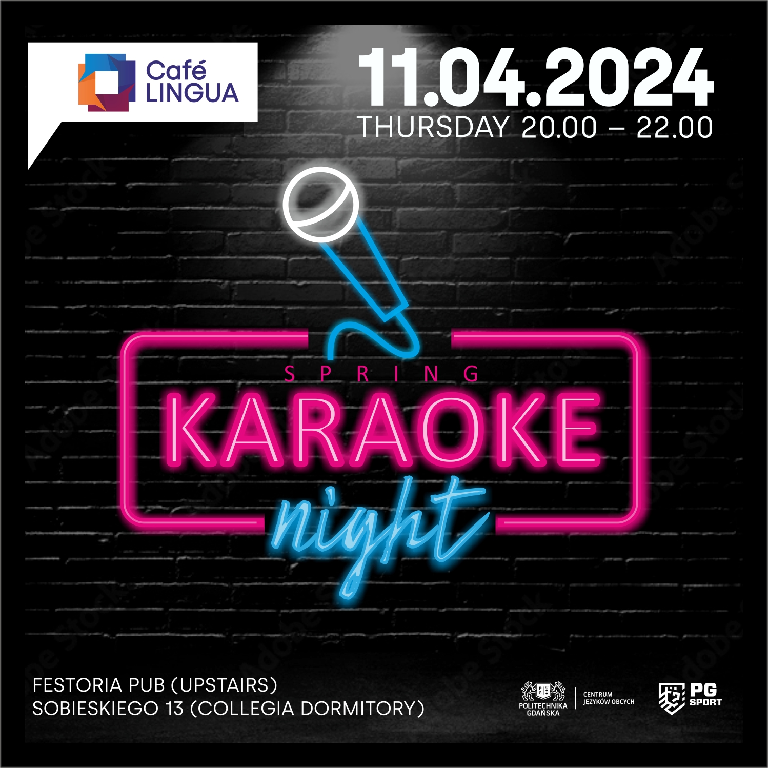 Cafe Lingua - Karaoke spring | Politechnika Gdańska