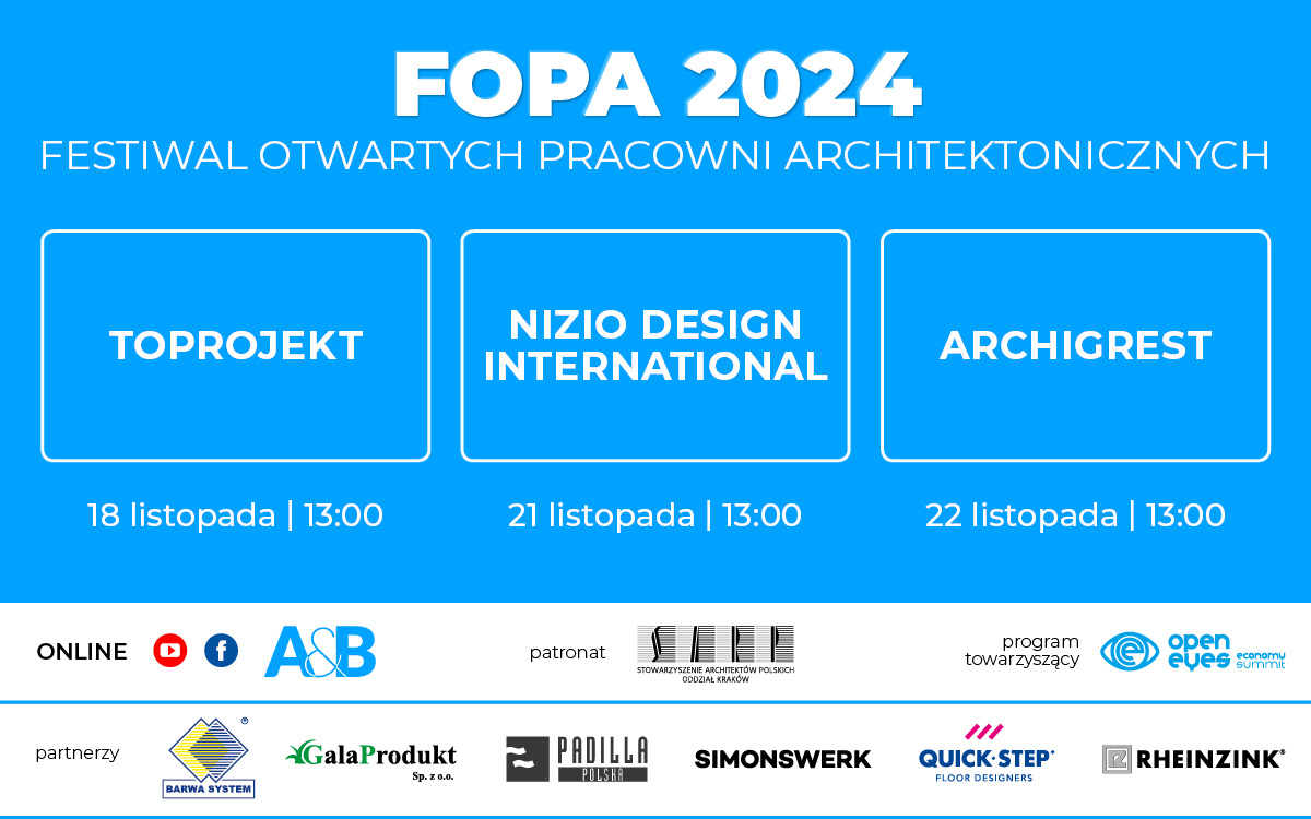 Festiwal Otwartych Pracowni Architektonicznych FOPA | Politechnika Gdańska