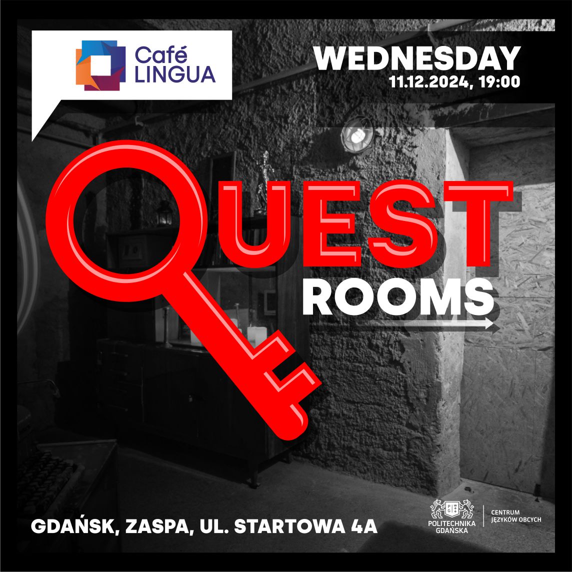 Café Lingua - Quest Rooms | Politechnika Gdańska
