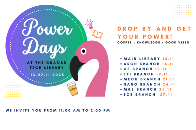 Power Days at the Gdańsk Tech Library | Gdańsk University of Technology
