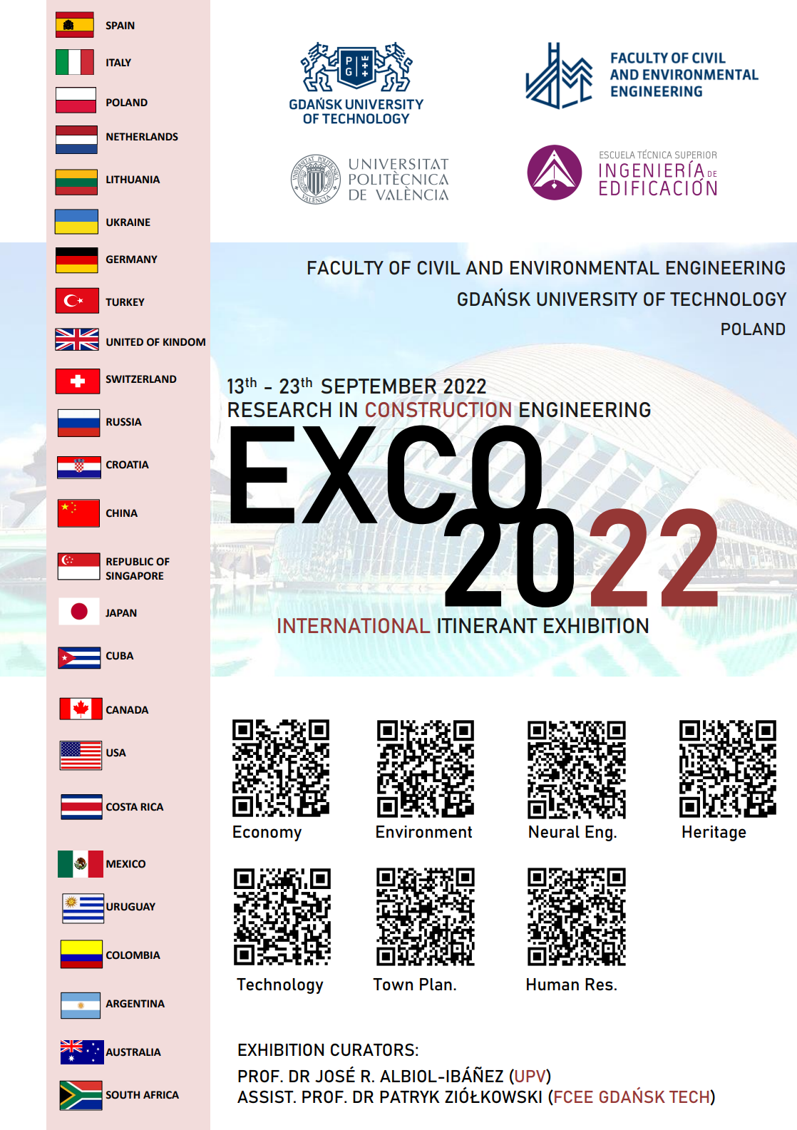 International itinerant exhibition EXCO'22 | Faculty of Civil and ...